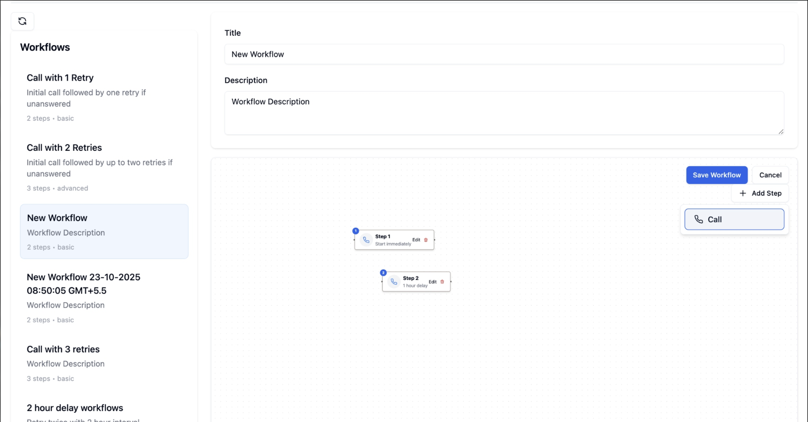 Workflows and Campaigns - Bolna Docs